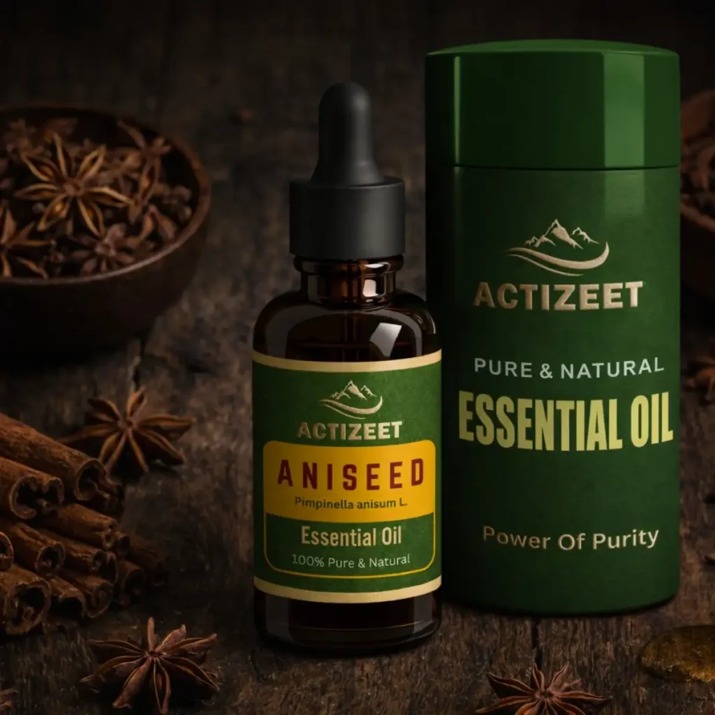 Aniseed Essential Oil | Pure Steam Distilled Oil For Wellness | ACTIZEET
